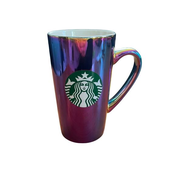 Starbucks | Dining | Starbucks Iridescent Large Coffee Mug 6oz Oil ...